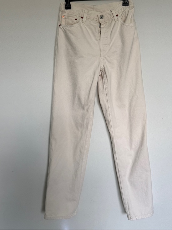Re/Done | Jeans | Redone Cream Straightleg Chinos | Poshmark